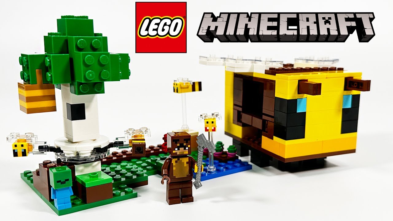 LEGO Minecraft The Bee Cottage 21241 Speed Build & Review - YouTube