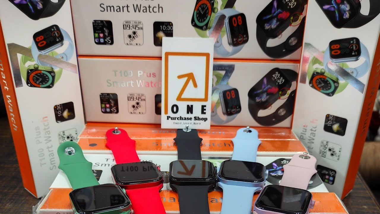 T100 Plus Smart Watch | Series 7 | Unboxing & Reviews - YouTube