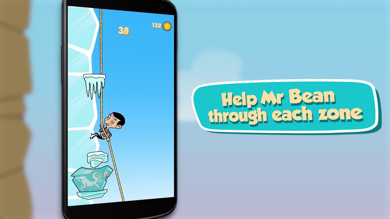 Mr Bean Risky Ropes | Video Game | Mr Bean Official - YouTube
