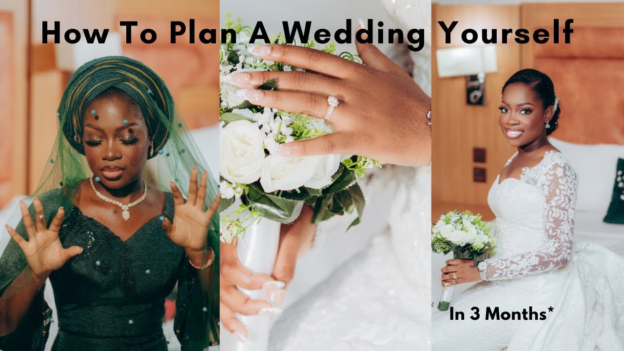 How To Plan A Wedding YOURSELF in 3 months on a BUDGET + Wedding ...