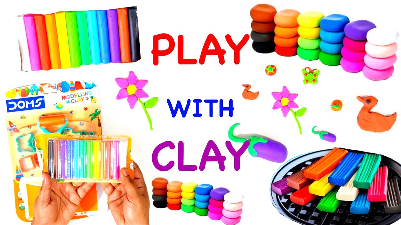 Play With Clay | Colourful Clay@sstkidzone - YouTube