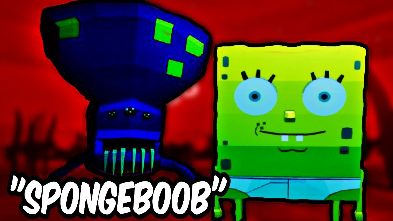 SpongeBob Horror Game MONTAGE! Around the Clock at Bikini Bottom's BEST ...