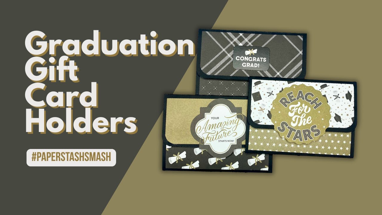 Using my Graduation Paper Collection scraps to make gift card holders ...