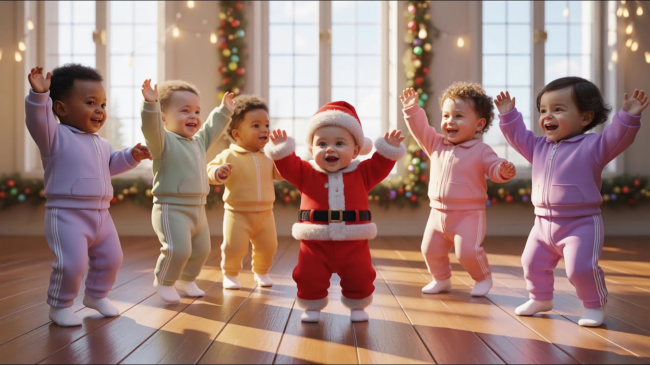 Jingle Bells Song Christmas 🎄| Kids & Toddlers Dance, Fun Activities ...
