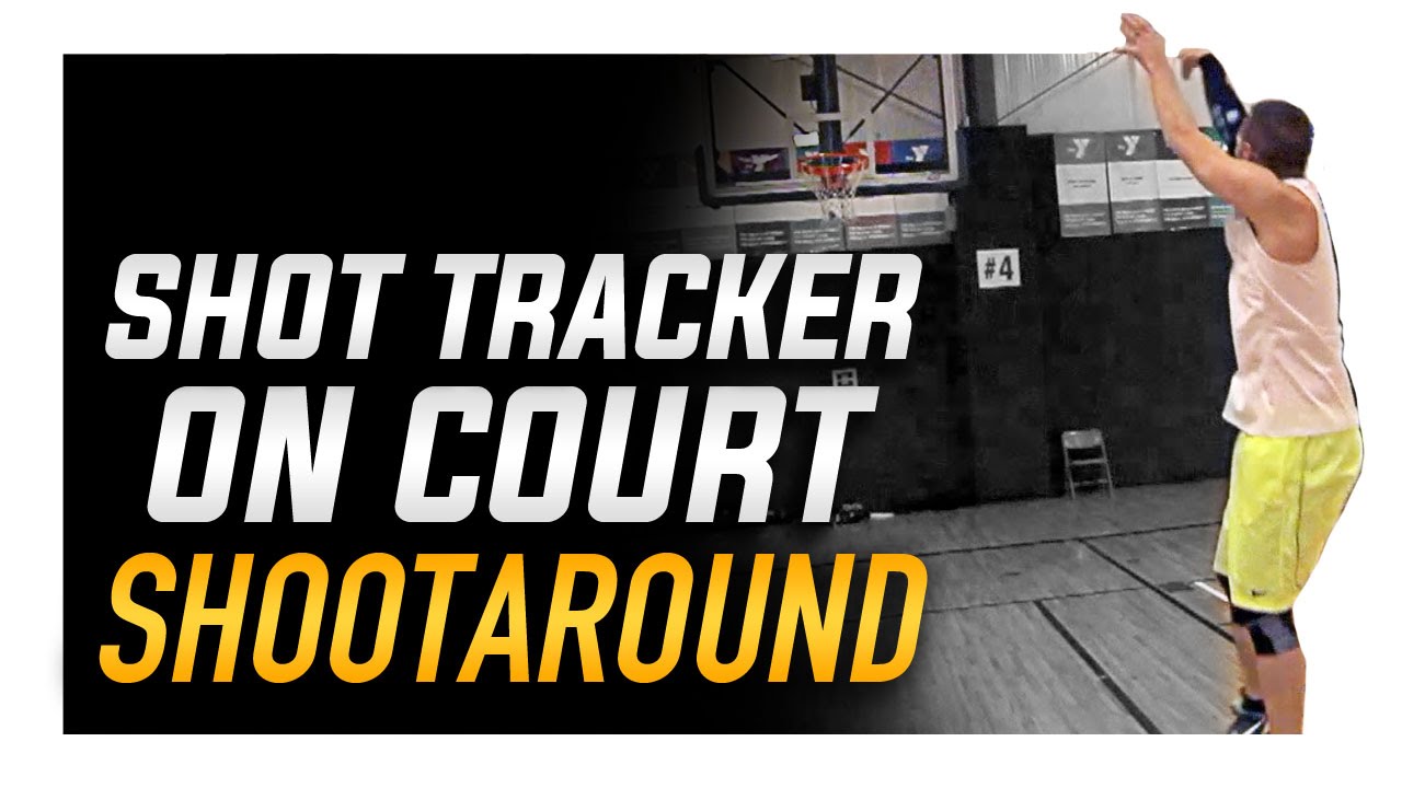 Shot Tracker On Court Shootaround | Basketball Tech - YouTube