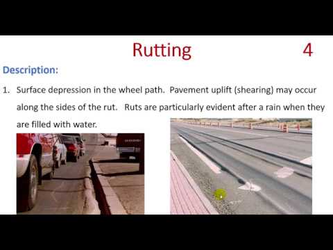 Rutting |Defects in Rigid & Flexible Pavement | Civil Engineering ...
