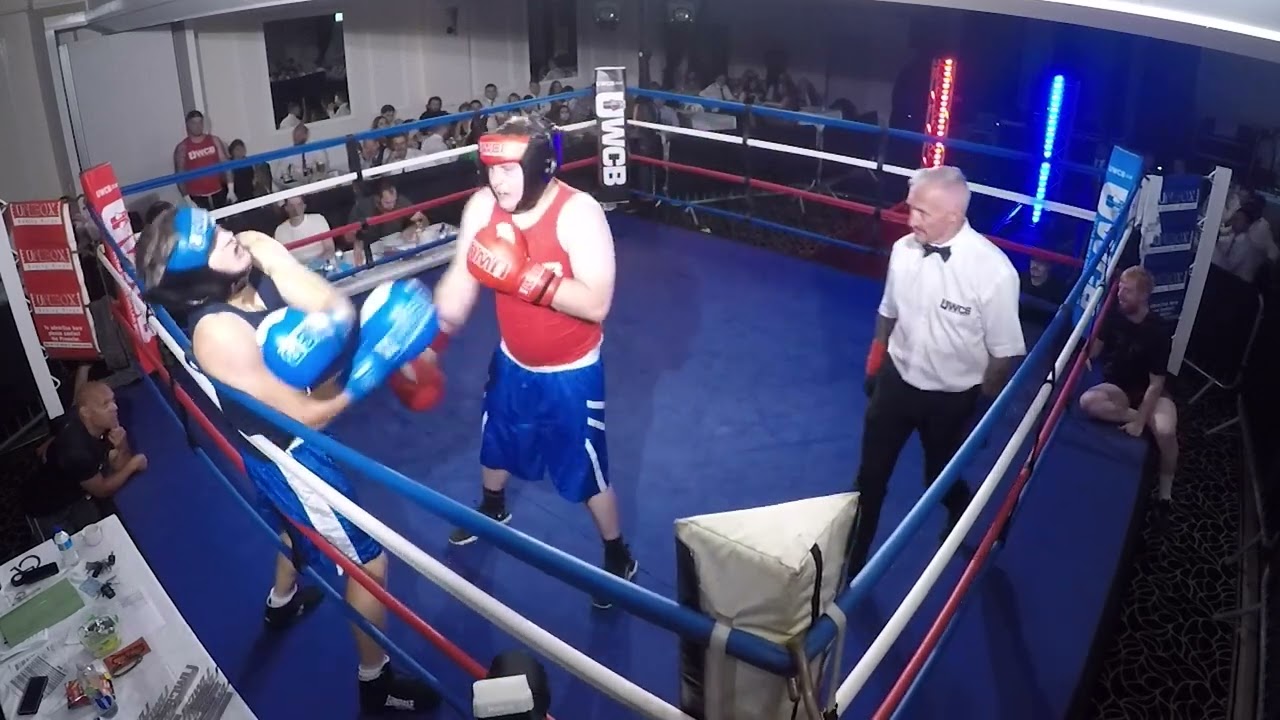 Ultra White Collar Boxing KETTERING AARON JONES VS COREY CARSON - YouTube