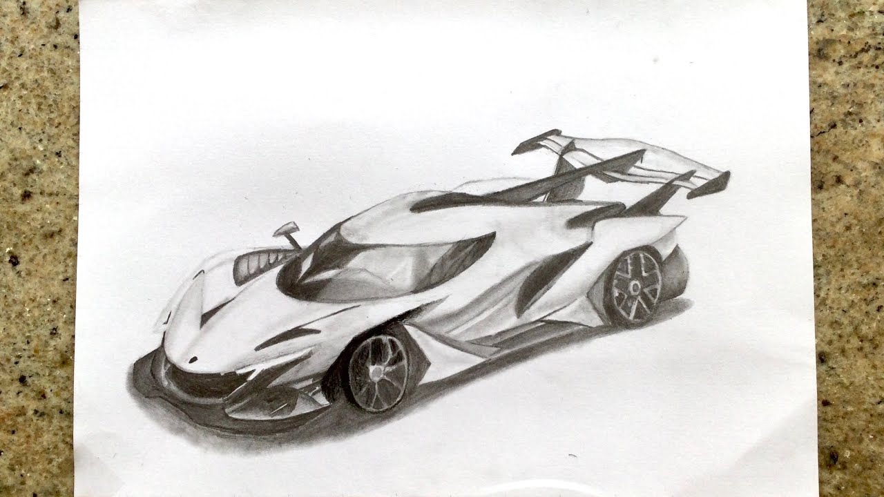 Drawing Apollo intenza | timelapse - YouTube