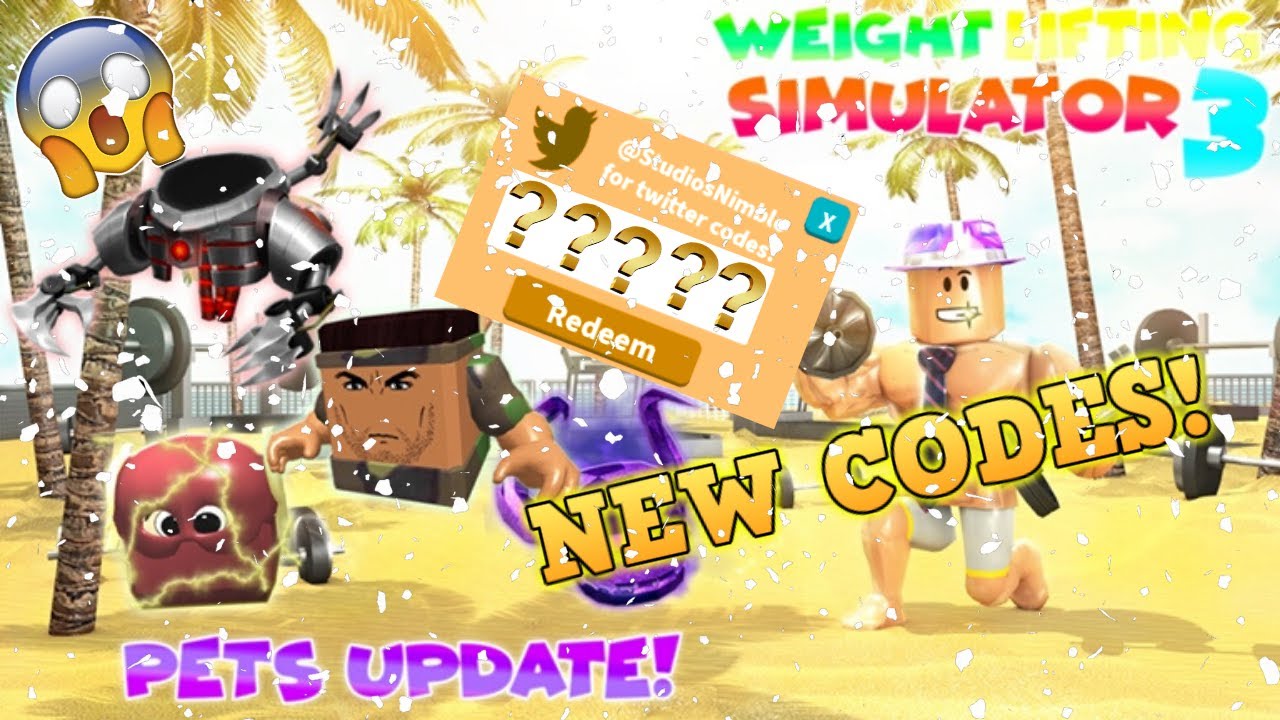 ALL NEW *WORKING* CODES IN WEIGHT SIMULATOR 3!! (Roblox) - YouTube