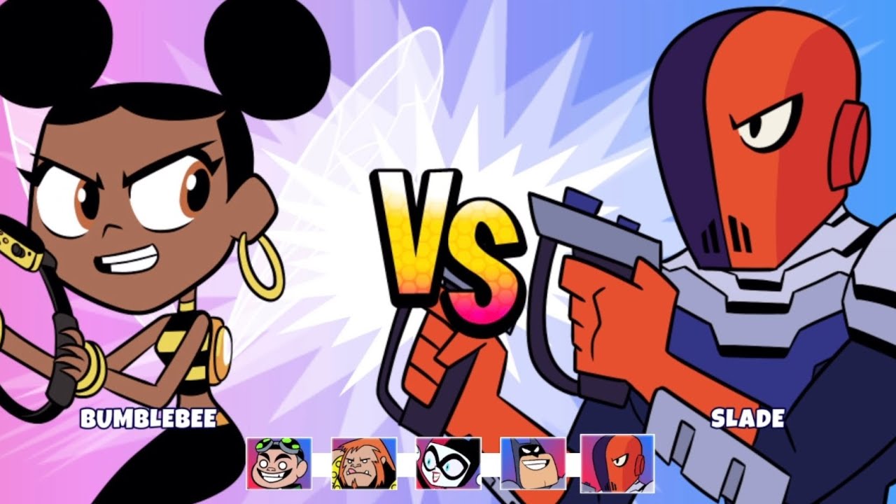 Teen Titans Go Jump Jousts 2 Bumblebee Vs Slade Gameplay | CN Games ...