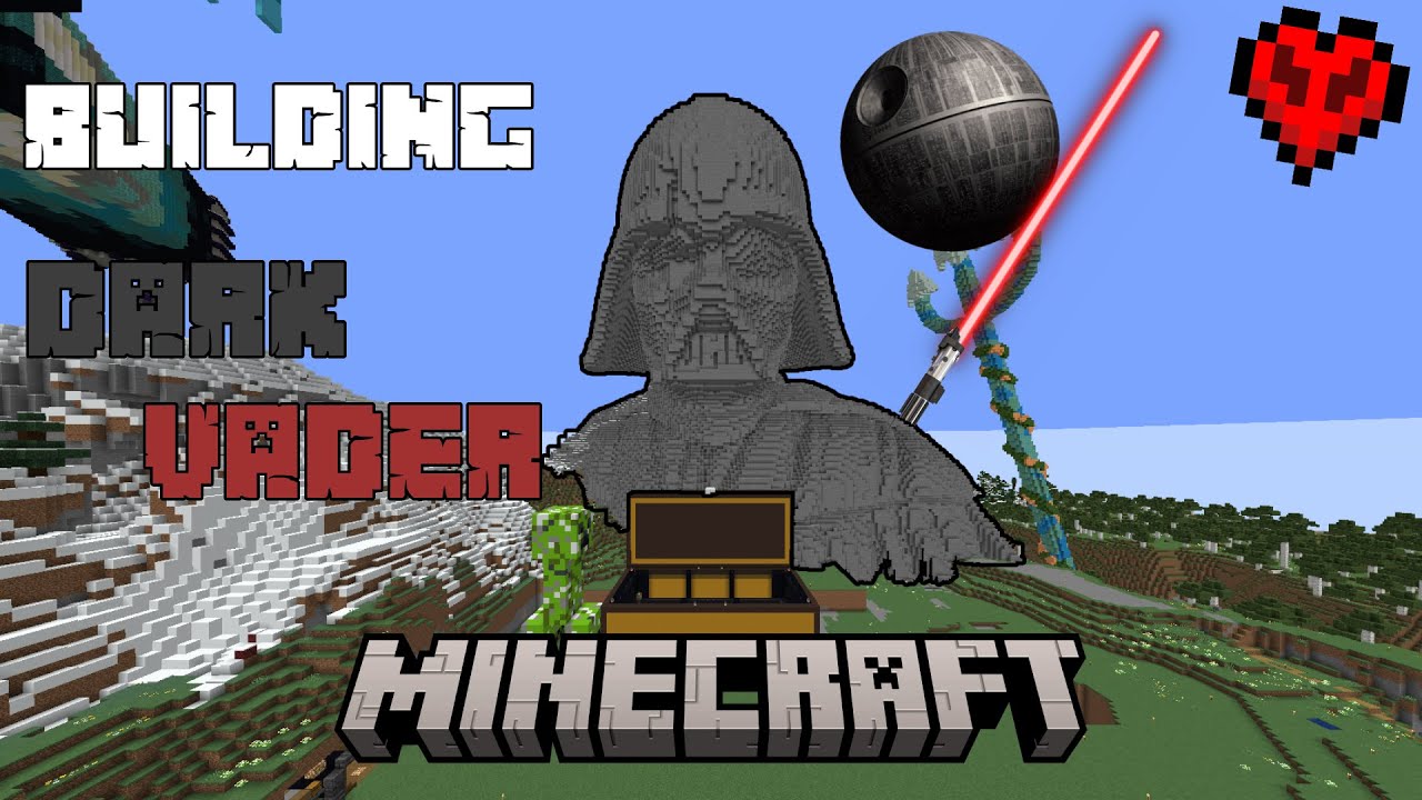 Building Darth Vader In Minecraft... - YouTube