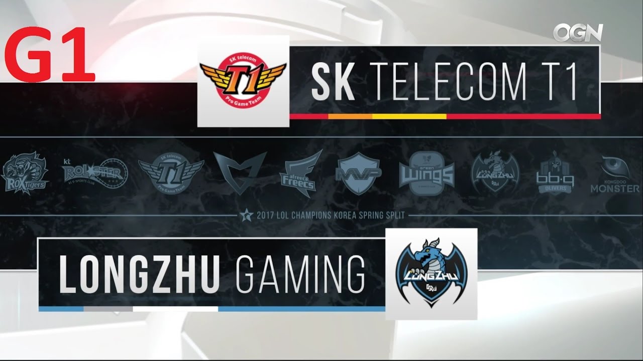 SKT vs LZ Game 1 Highlights - 2017 LCK SPRING SPLIT - YouTube