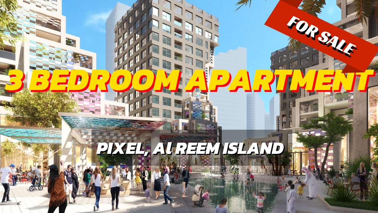 Pixel 3 Bedroom sea view Apartment for sale in Reem Island with beach ...
