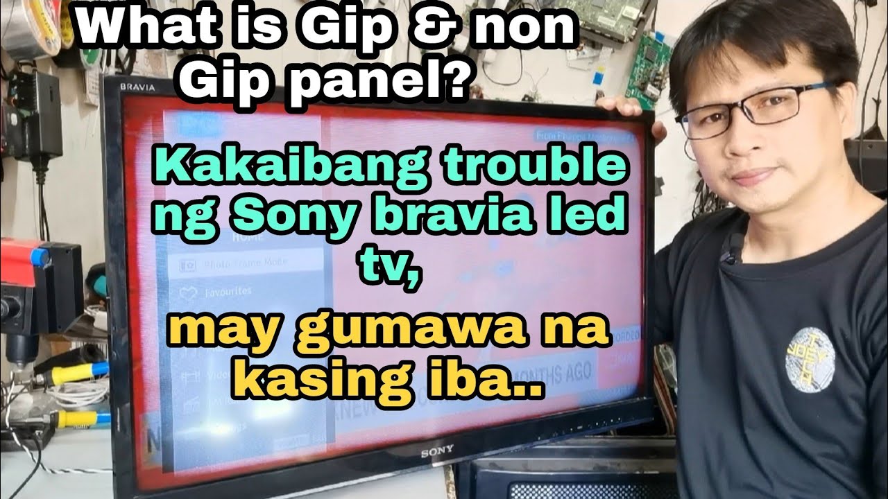 How to Fix Sony Bravia led tv Color problem with Bar lines? - YouTube