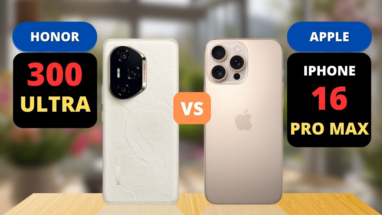 Honor 300 Ultra vs Iphone 16 Pro Max Comparison - YouTube
