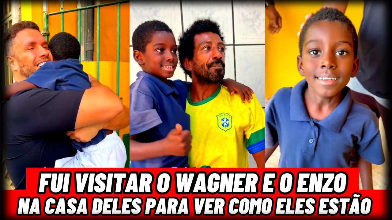 Fui Visitar o Wagner e o Enzo na Casa Deles para ver como Eles Estão 🙏 ...
