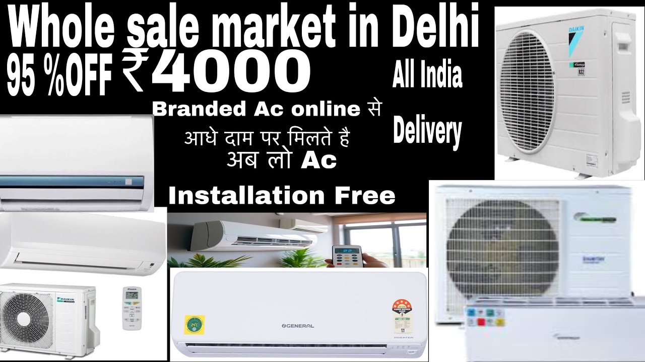 Second Hand Ac Market In Delhi | Cheapest Ac market in Delhi | Only ...
