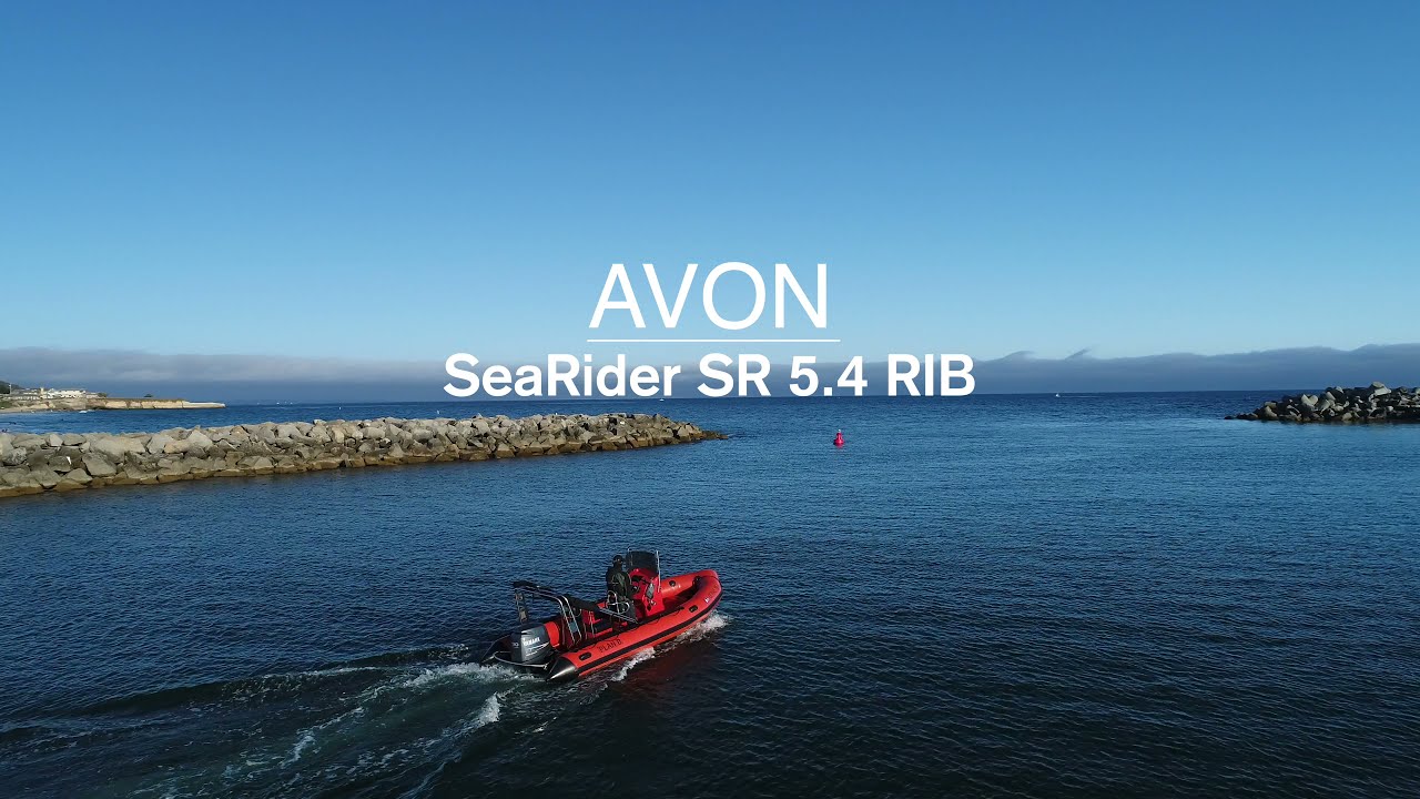 Avon Searider 5.4m RIB Plan B Aerial Boat Tour - YouTube