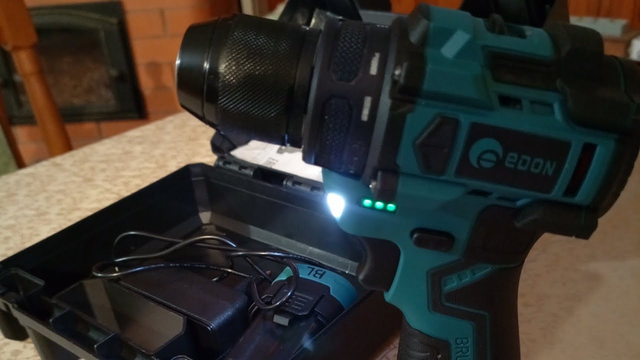 Обзор на шуруповерт Edon AD-16 CBL - YouTube
