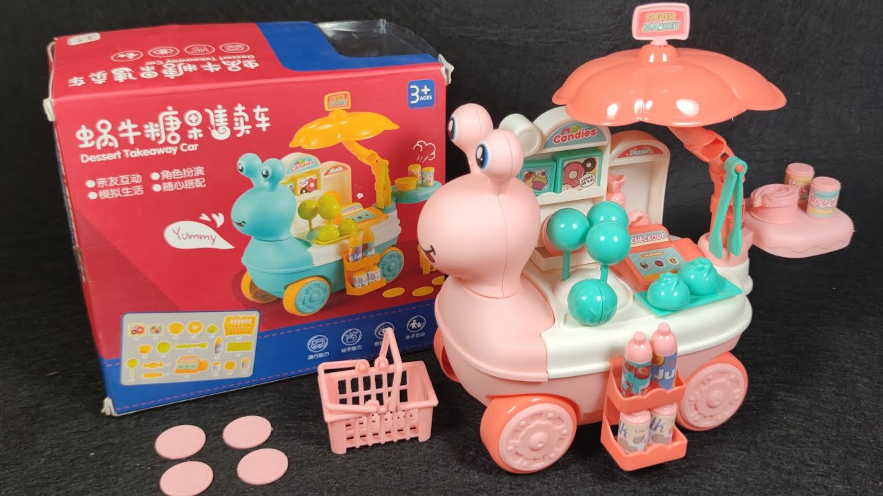 10 Minutes Satisfying with Unboxing Snail Mini Kitchen Set ASMR - YouTube