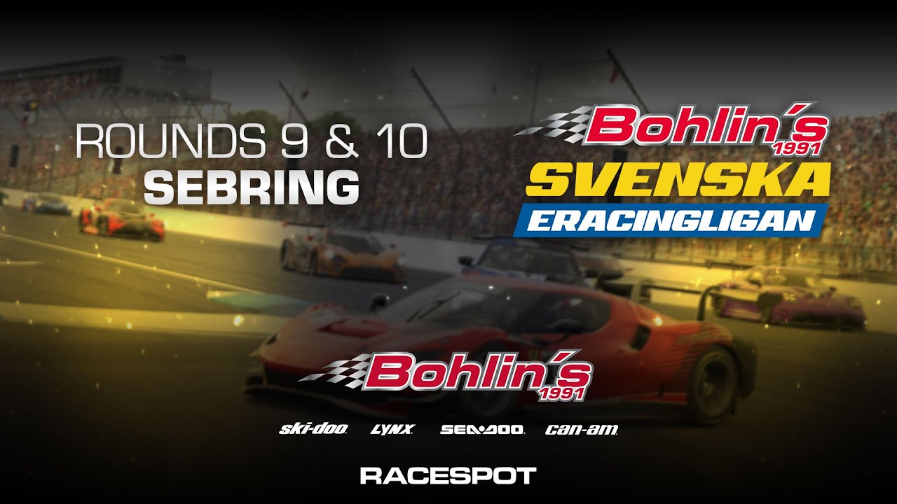 Bohlin's Svenska Eracingligan GT3 Series | Rounds 9 & 10 | tobiasregistret.se - Race To Save A ...