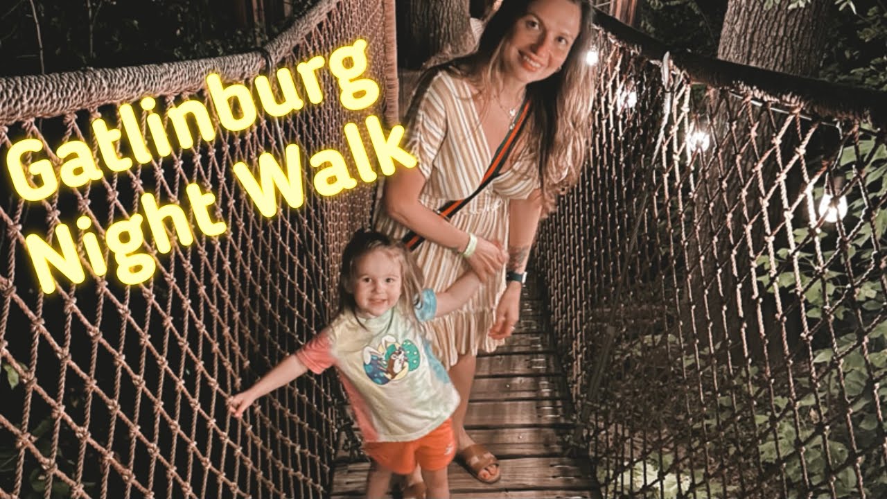 An Evening Walk in Gatlinburg, Tennessee! Anakeesta Halloween ...