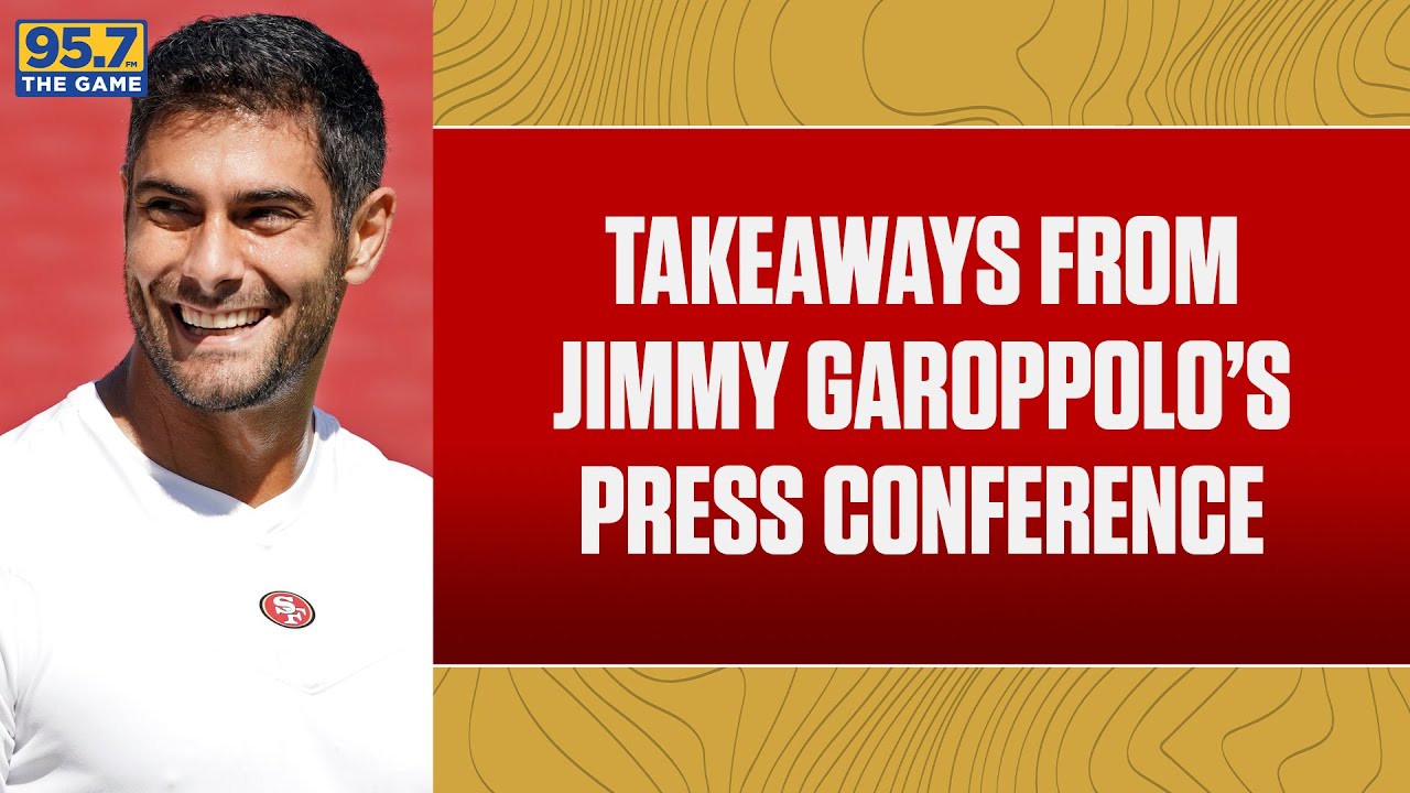 Jimmy G Press Conference Takeaways - YouTube