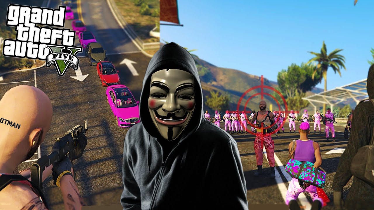 RAZBOI CU ORGANIZATIA ANONYMOUS! • FIVEM EP.1 - YouTube