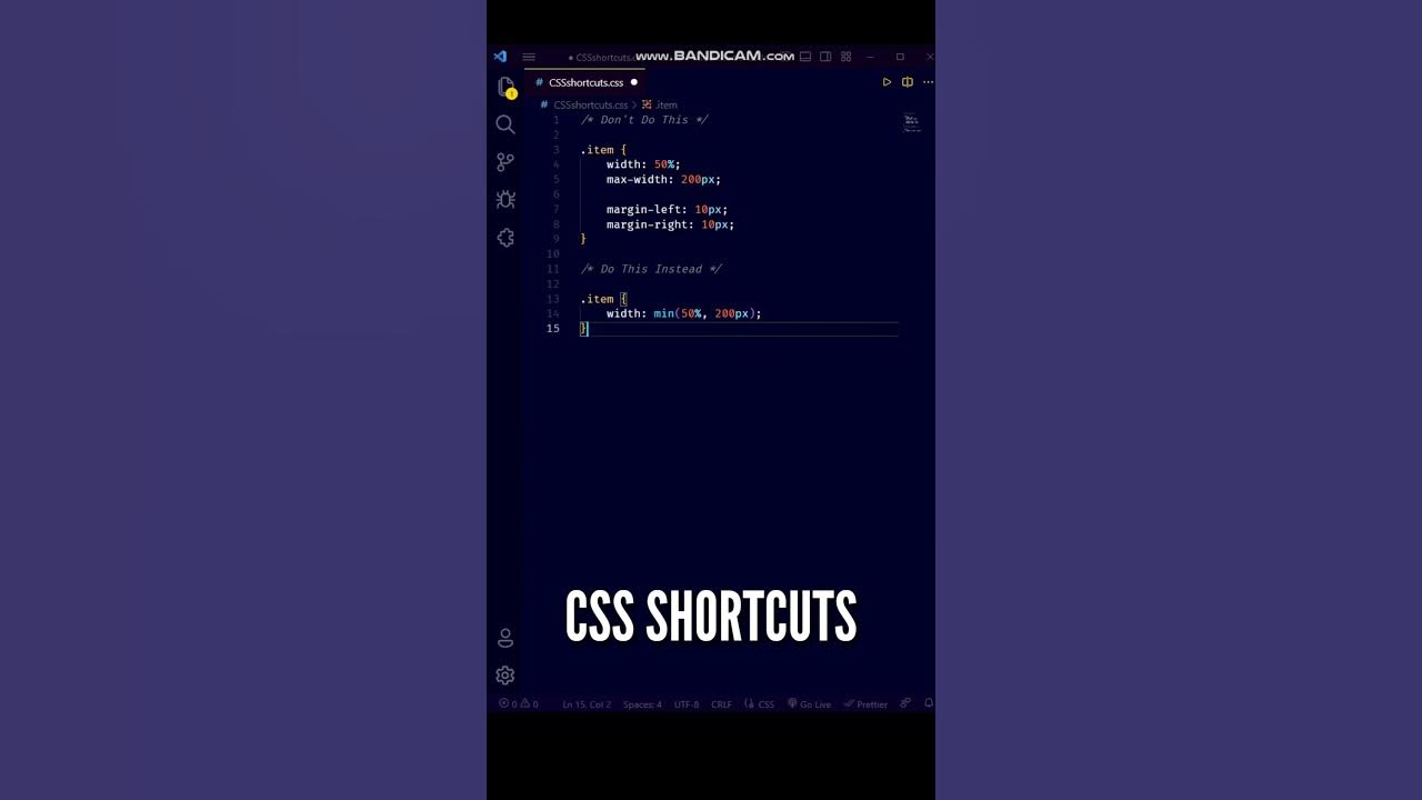 😋😋 The Best CSS Shortcuts very fewer people know! #shorts #javascript #css #programming #html ...