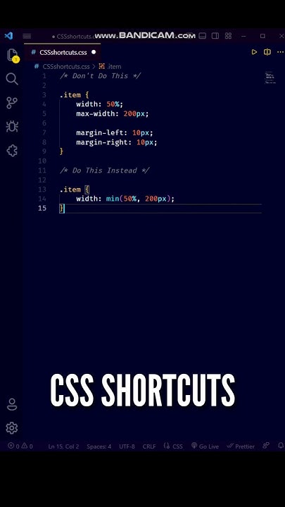 😋😋 The Best CSS Shortcuts very fewer people know! #shorts #javascript #css #programming #html ...