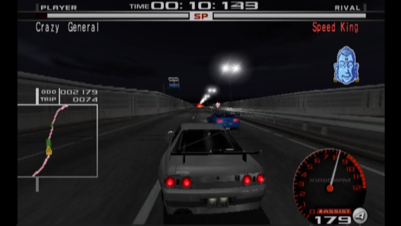 Tokyo Xtreme Racer Zero (TXR0) R32 vs SPEED KING / Jintei R34 - YouTube