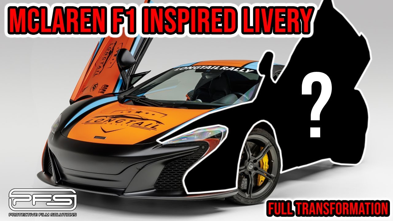 MCLAREN 650S F1 WRAP! FULL TRANSFORMATION! - YouTube