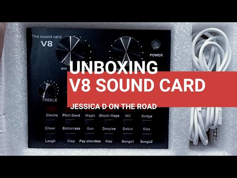 V8 Sound Card Unboxing - YouTube
