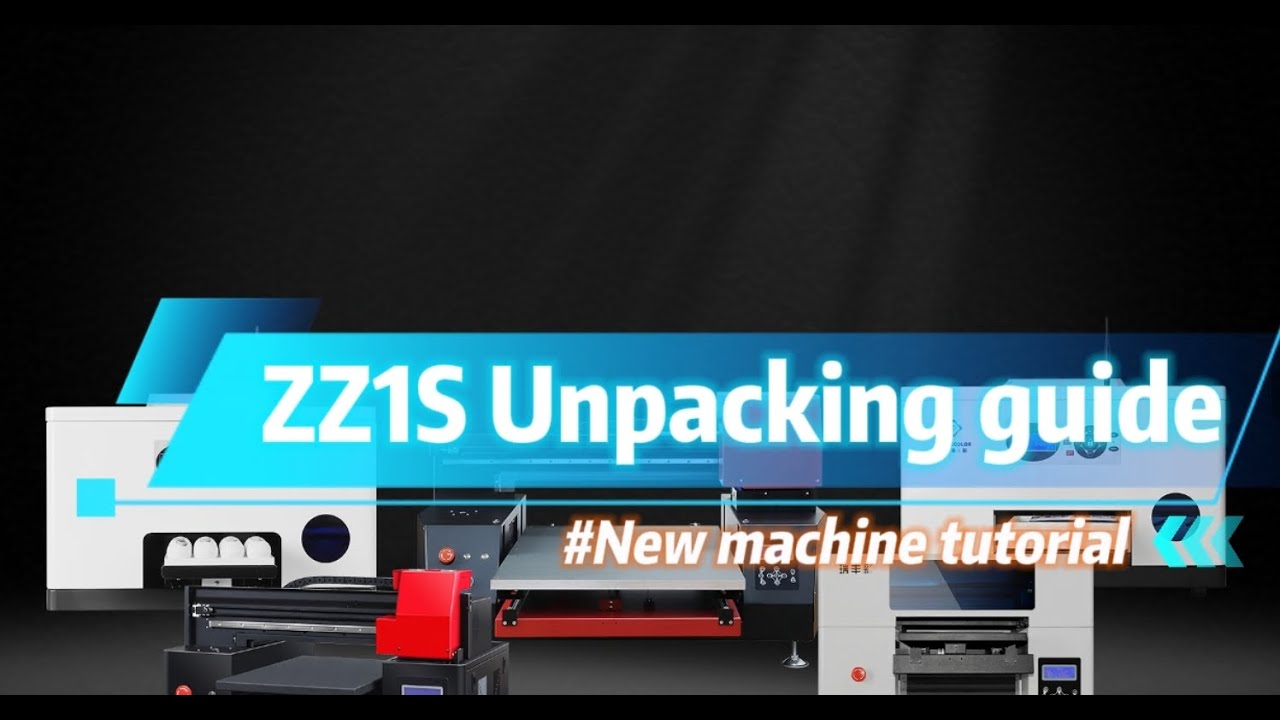 Refinecolor ZZ1S UV Printer Unpacking Manual #uvprinting #uvprinter # ...