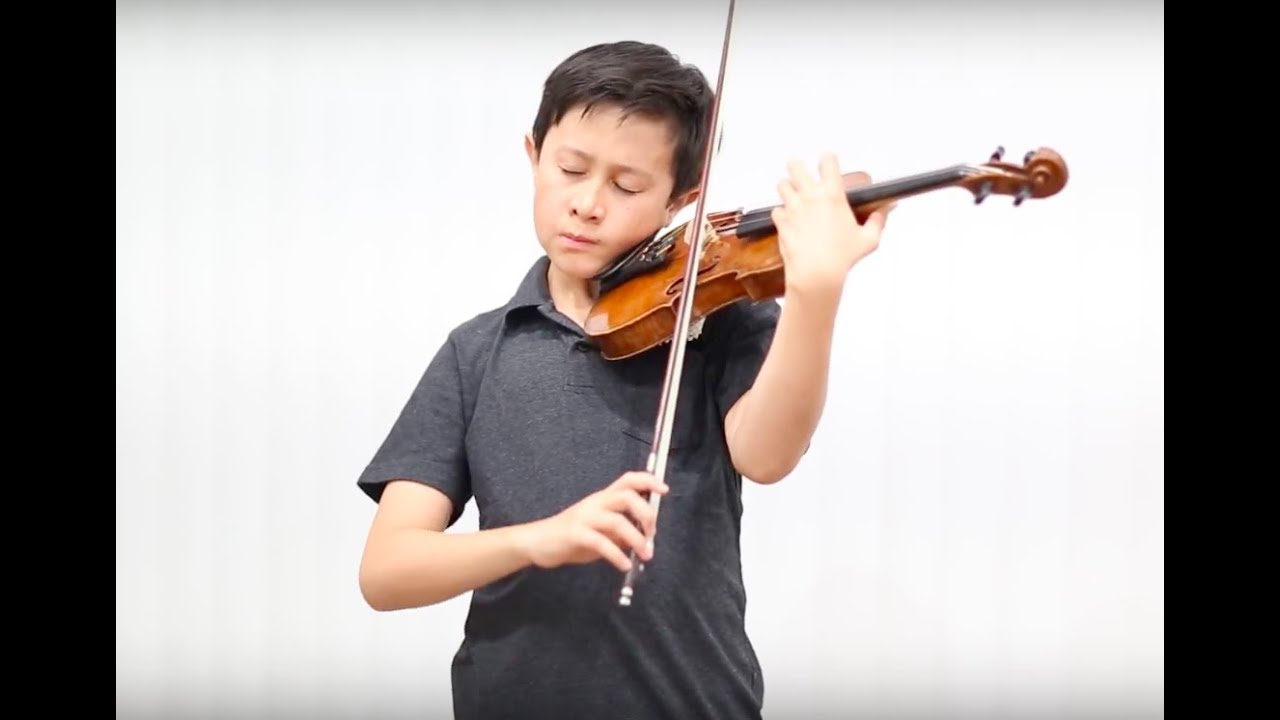 Paganini Caprice no.16, Nathan Gendler, 11 yrs old - YouTube