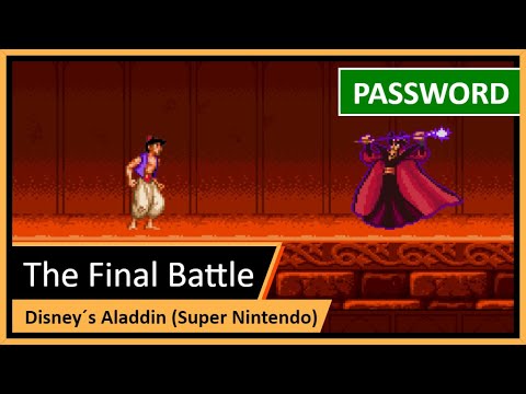 Password for The Final Battle in Disney's Aladdin | SNES Guide - YouTube