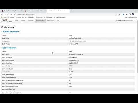 Deploy Spark using Docker - YouTube