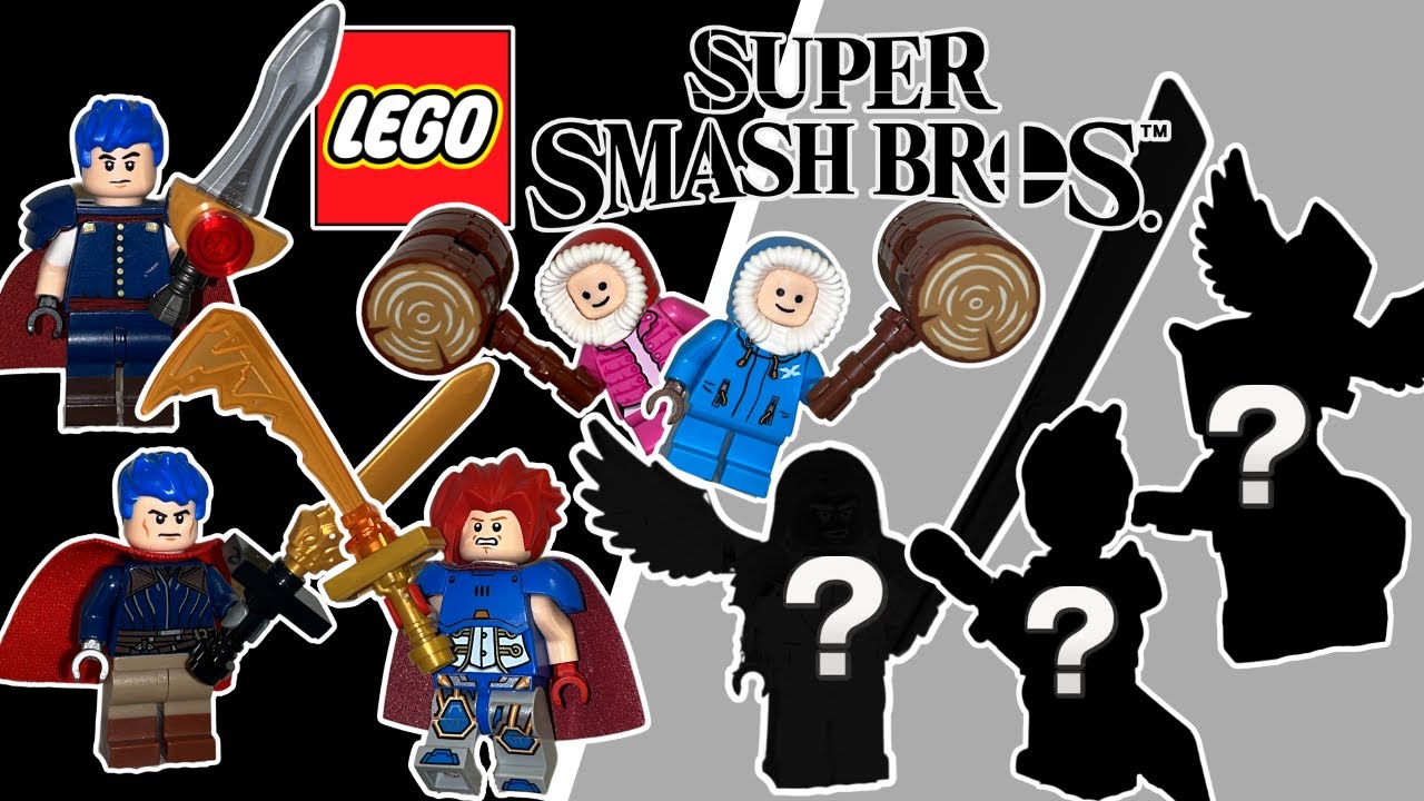 LEGO SUPER SMASH BROS Minifigures - 7 New Custom Fighters! - YouTube