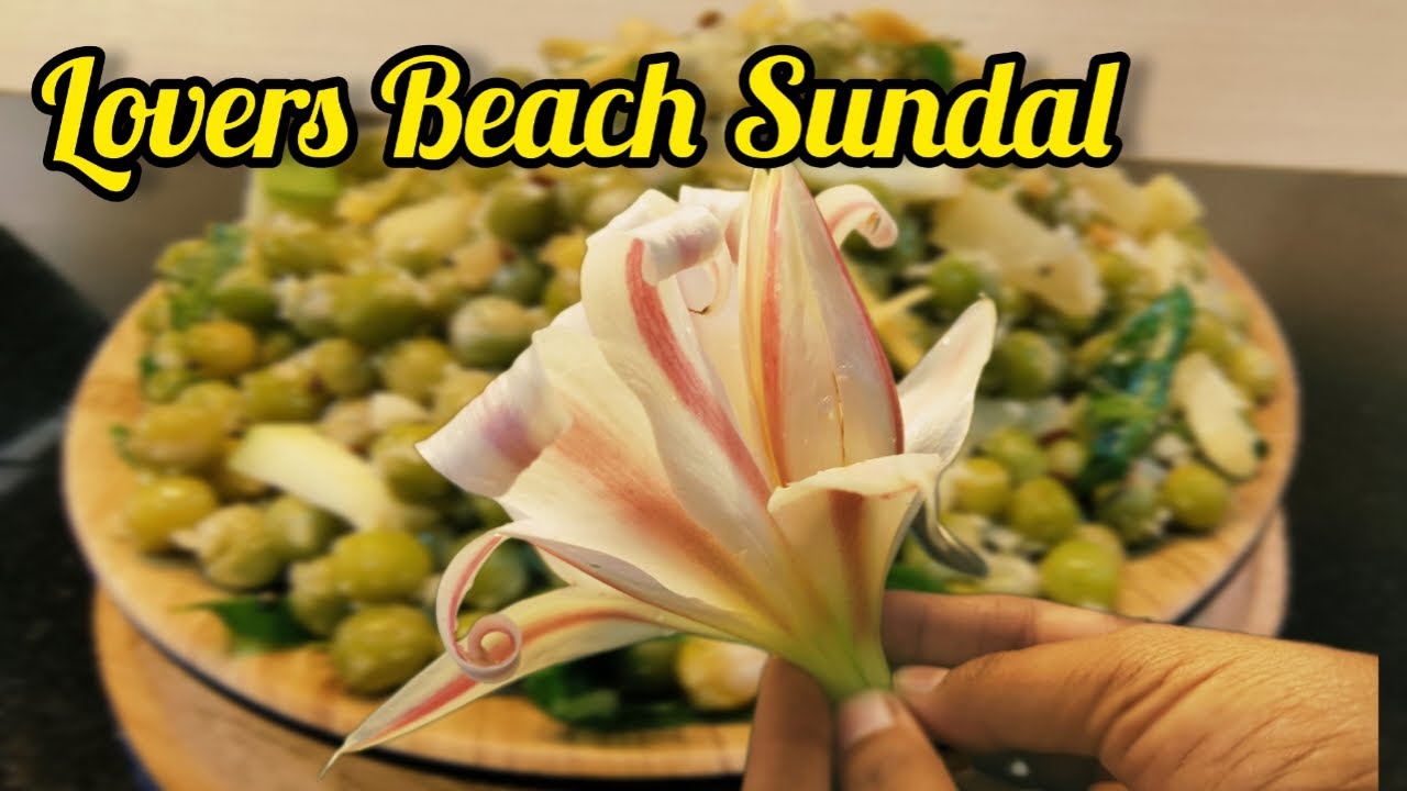 Lover's Beach Sundal Recipe / Masala Sundal Recipe / Timepass recipe ...