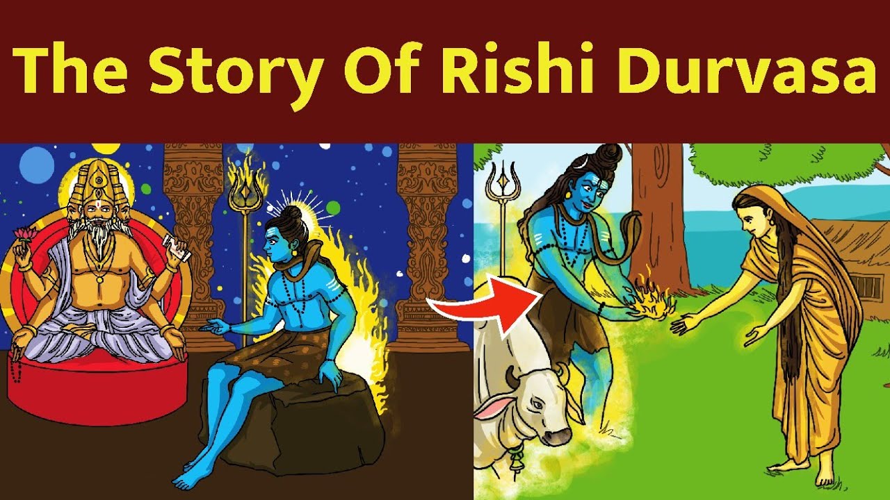The Story Of Rishi Durvasa | Gyan Katha - YouTube