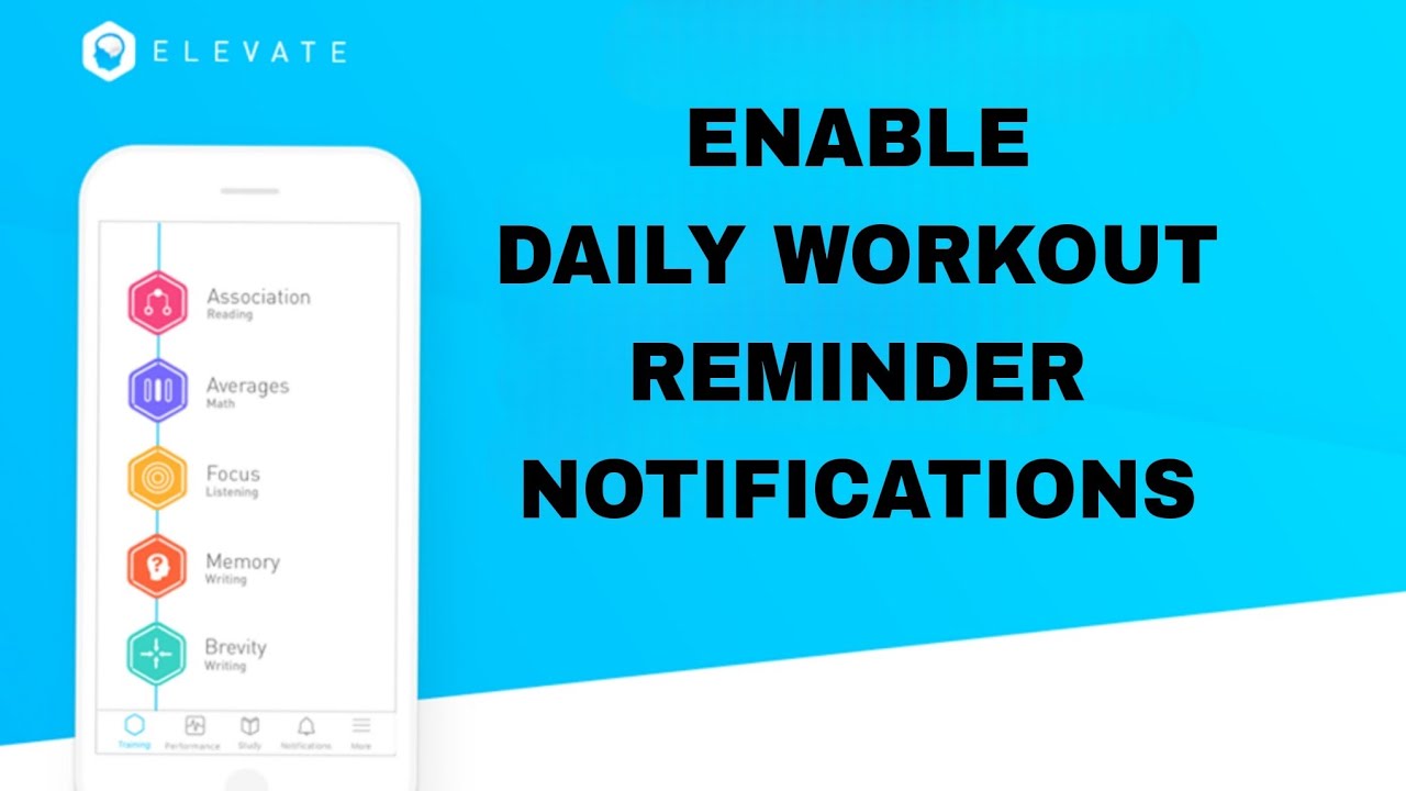 How To Enable And Turn On Daily Workout Reminder Notifications On ...