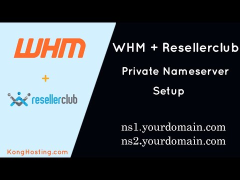 How To Setup Custom Private Nameservers In WHM And Reselleclub | Domain Nameserver - YouTube