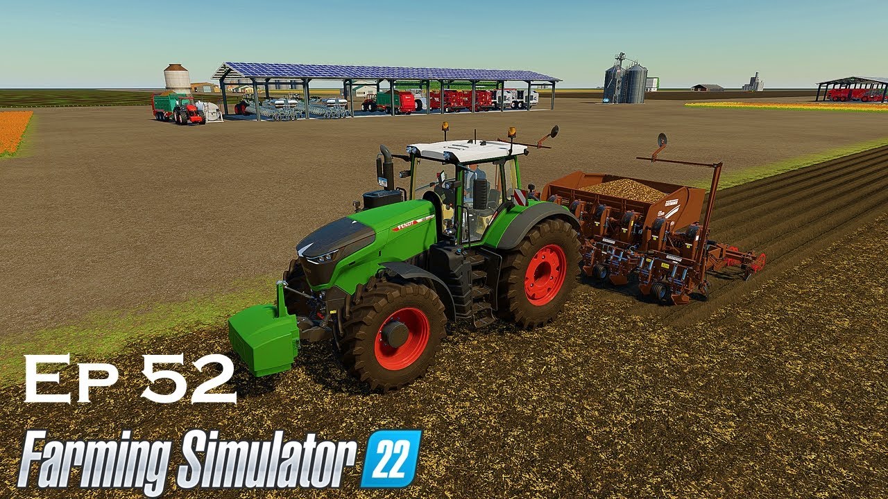 farming Simulator 22 fs22 timelapse big fields map Ep #52 mega farm ...