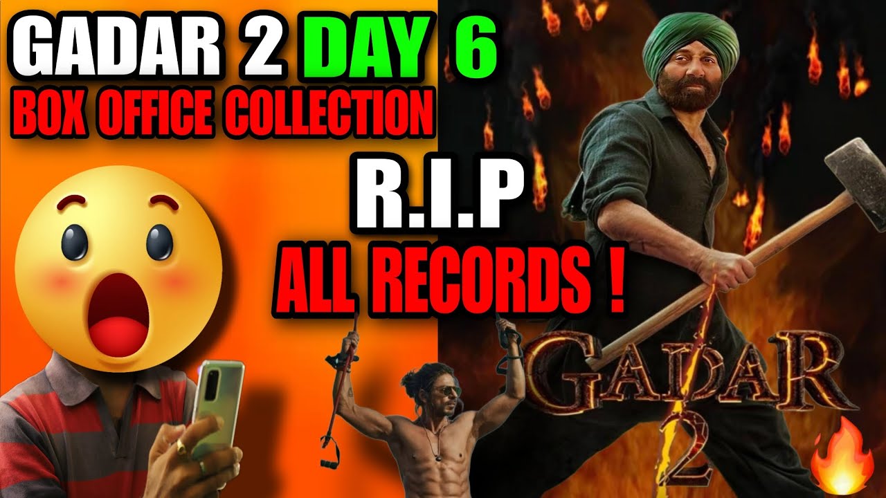 Gadar 2 Day 6 Box Office Collection |Gadar 2 Box Office Collections | # ...