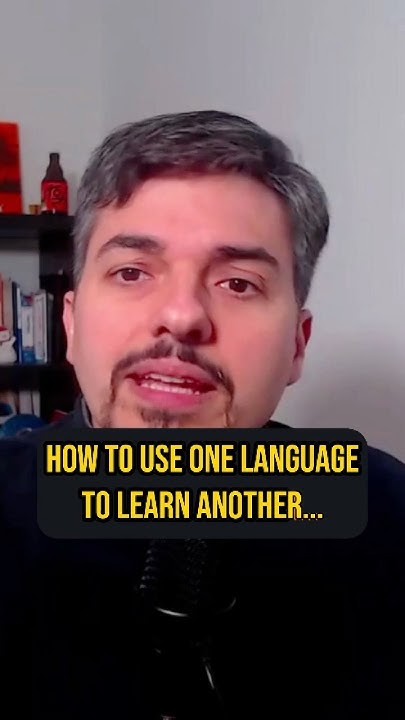 How to Use One Language to Learn Another Efficiently #learnlanguages - YouTube