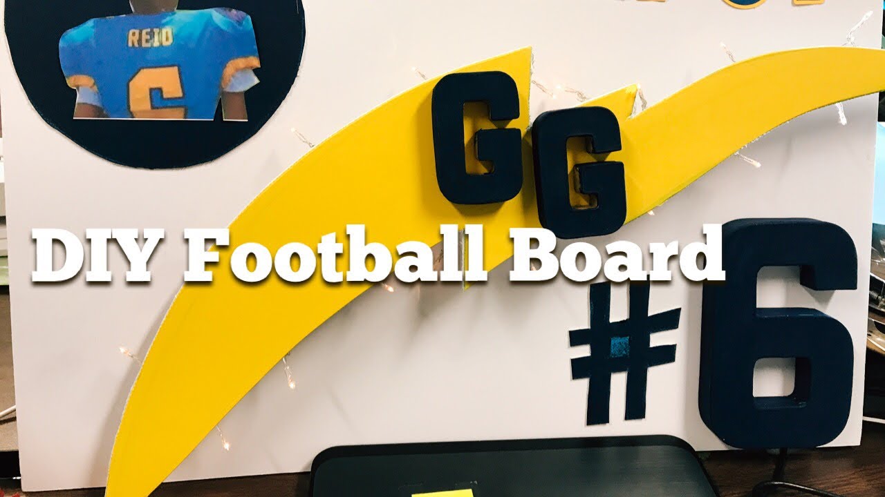 DIY Football Board - YouTube