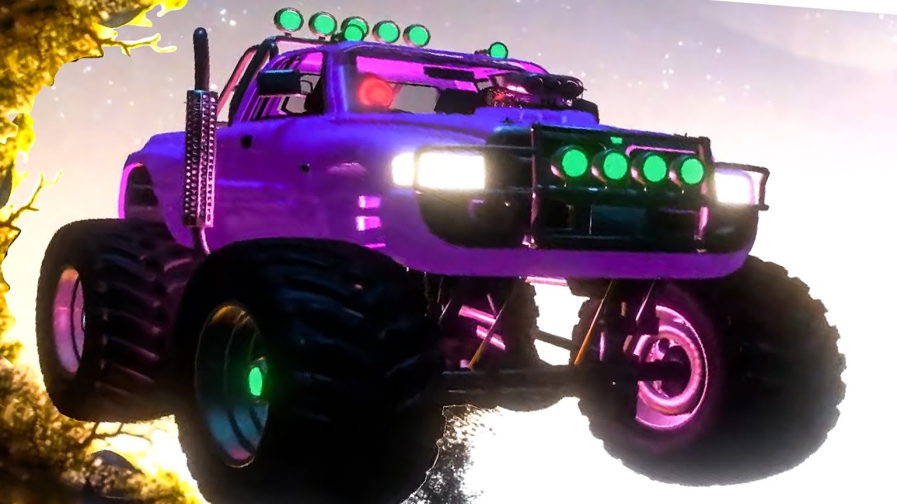 Beware The Monster Truck + More Spooky Halloween Rhymes & Songs - YouTube