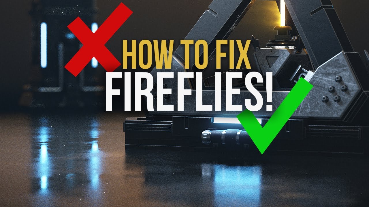 How To Quickly Fix Fireflies And Grain Artifacts in 3d Renders: Post ...