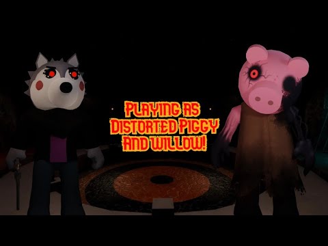 Roblox {Playing as Willow and Distorted Piggy!} - YouTube