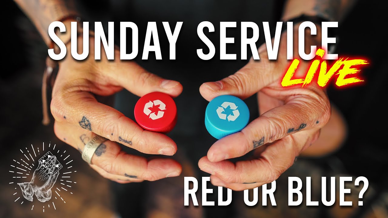 RED CAP BLUE CAP // Sunday Service LIVE - YouTube